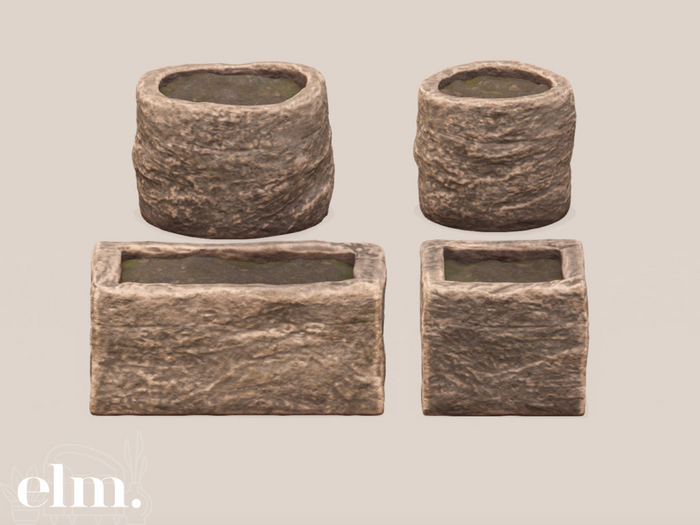 Second Life Marketplace - Elm. Kessia Planters [Brown]